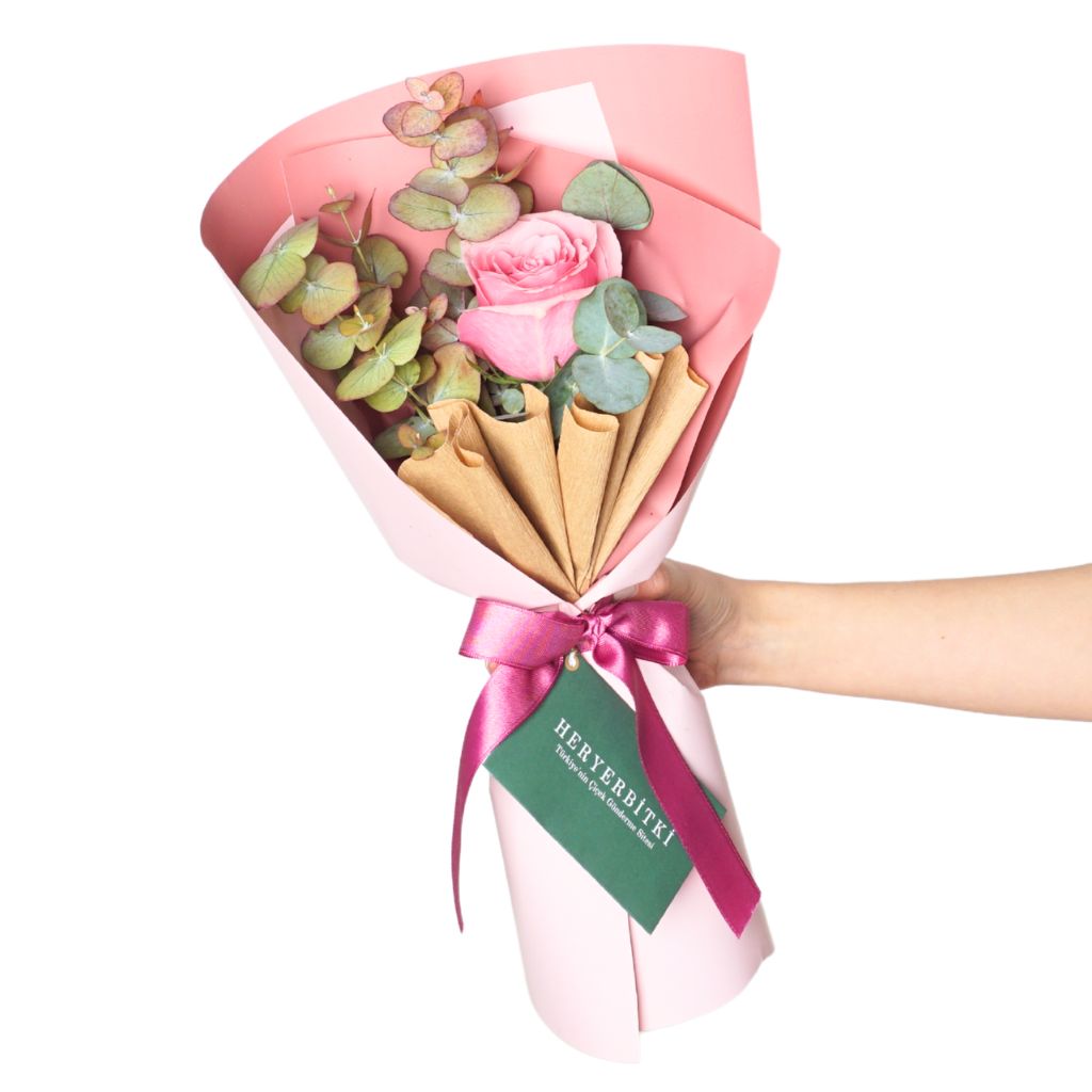 Mini Blooms (5 Demet Kurumsal Gül Buketi) - Heryerbitki