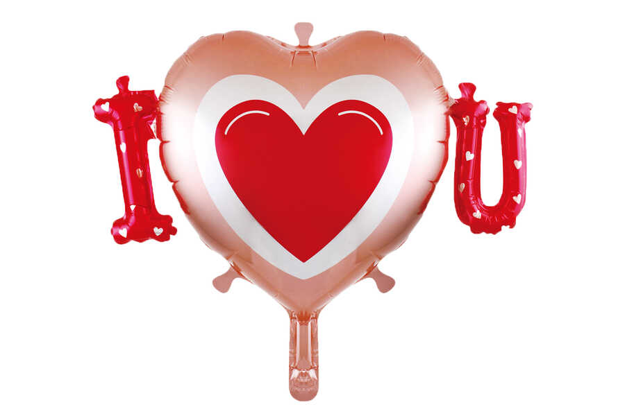I Love You Balon 80x63cm
